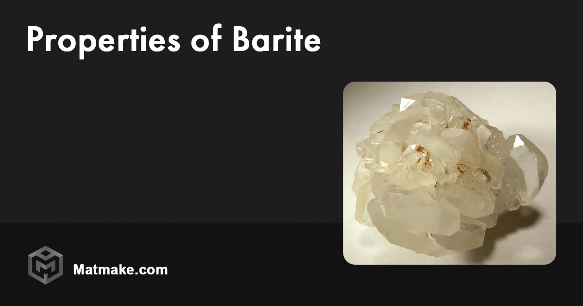 Barite - Properties
