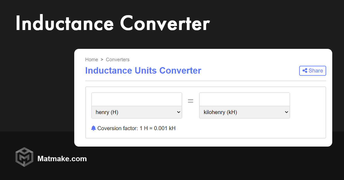 Inductance Converter - Matmake