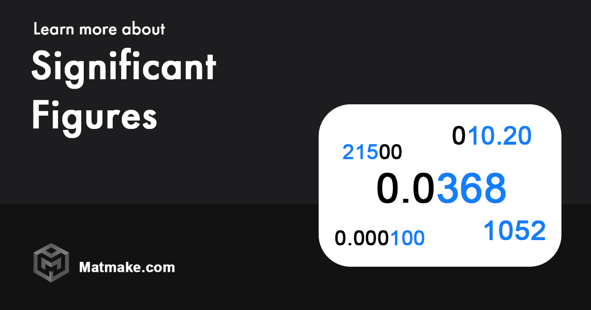What Are Significant Figures, Rules, and Examples